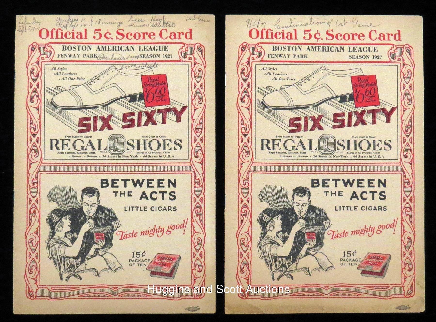 Huggins And Scott Auction Archive