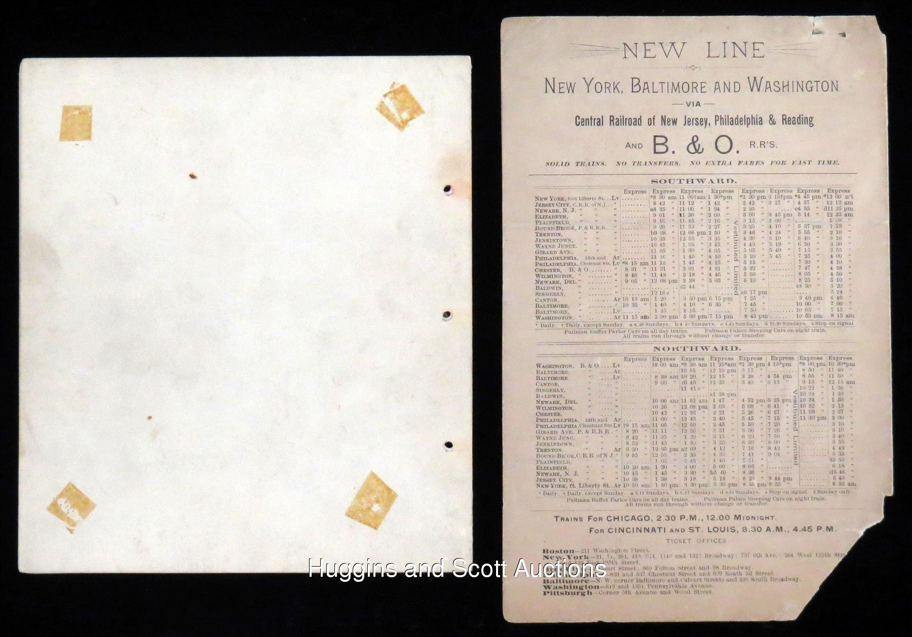 Huggins And Scott Auction Archive