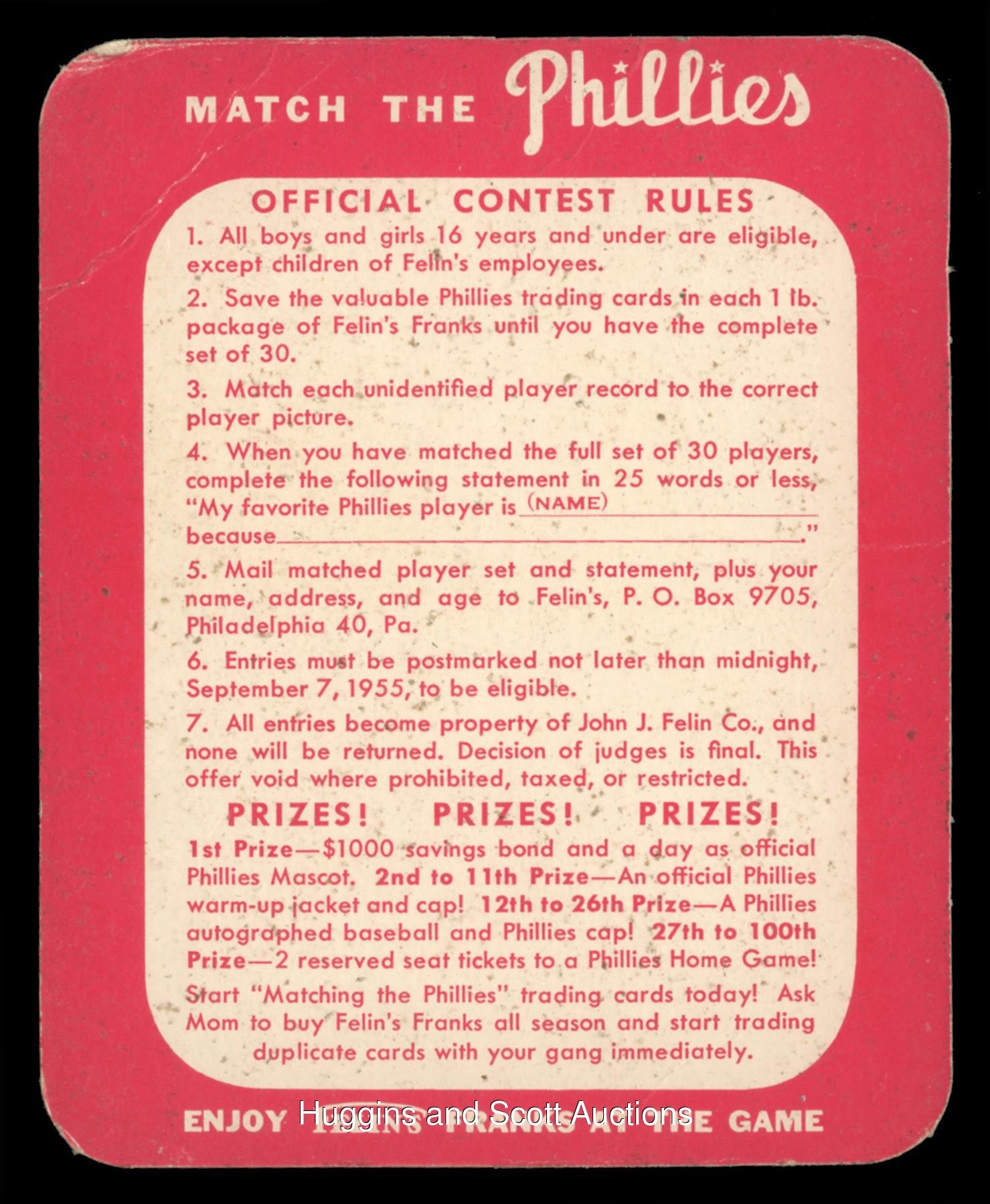 Huggins And Scott Auction Archive