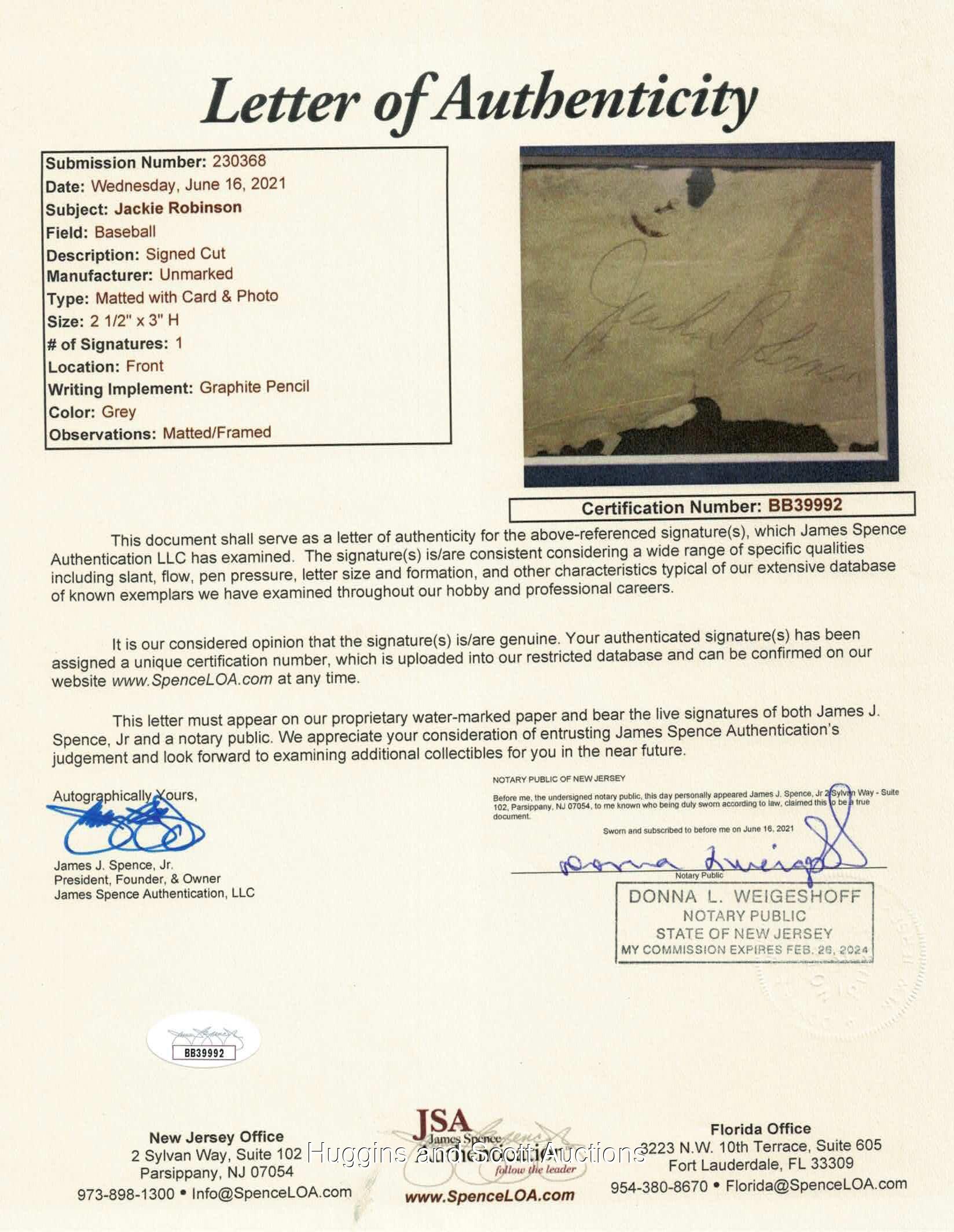 Huggins And Scott Auction Archive