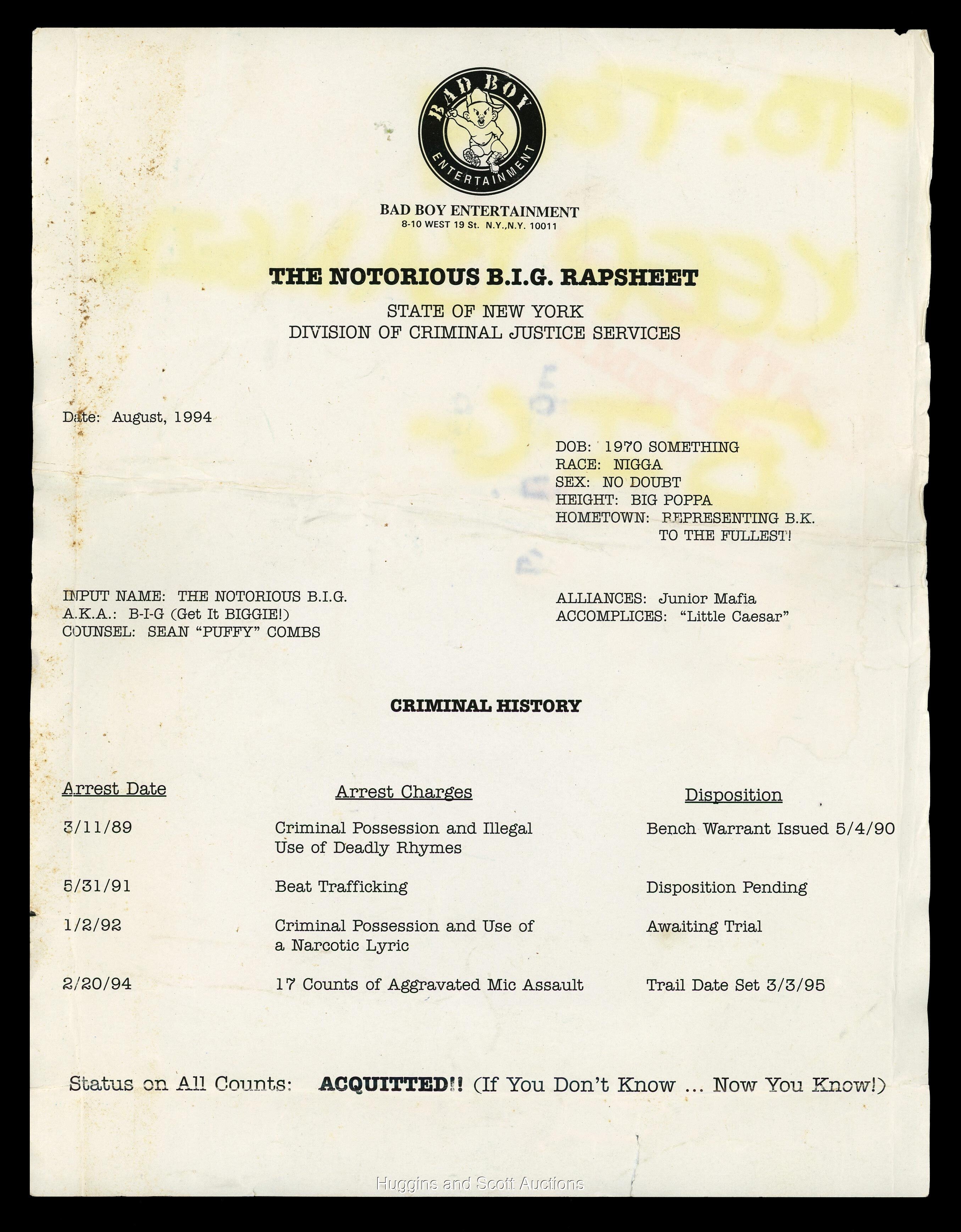 Huggins And Scott Auction Archive