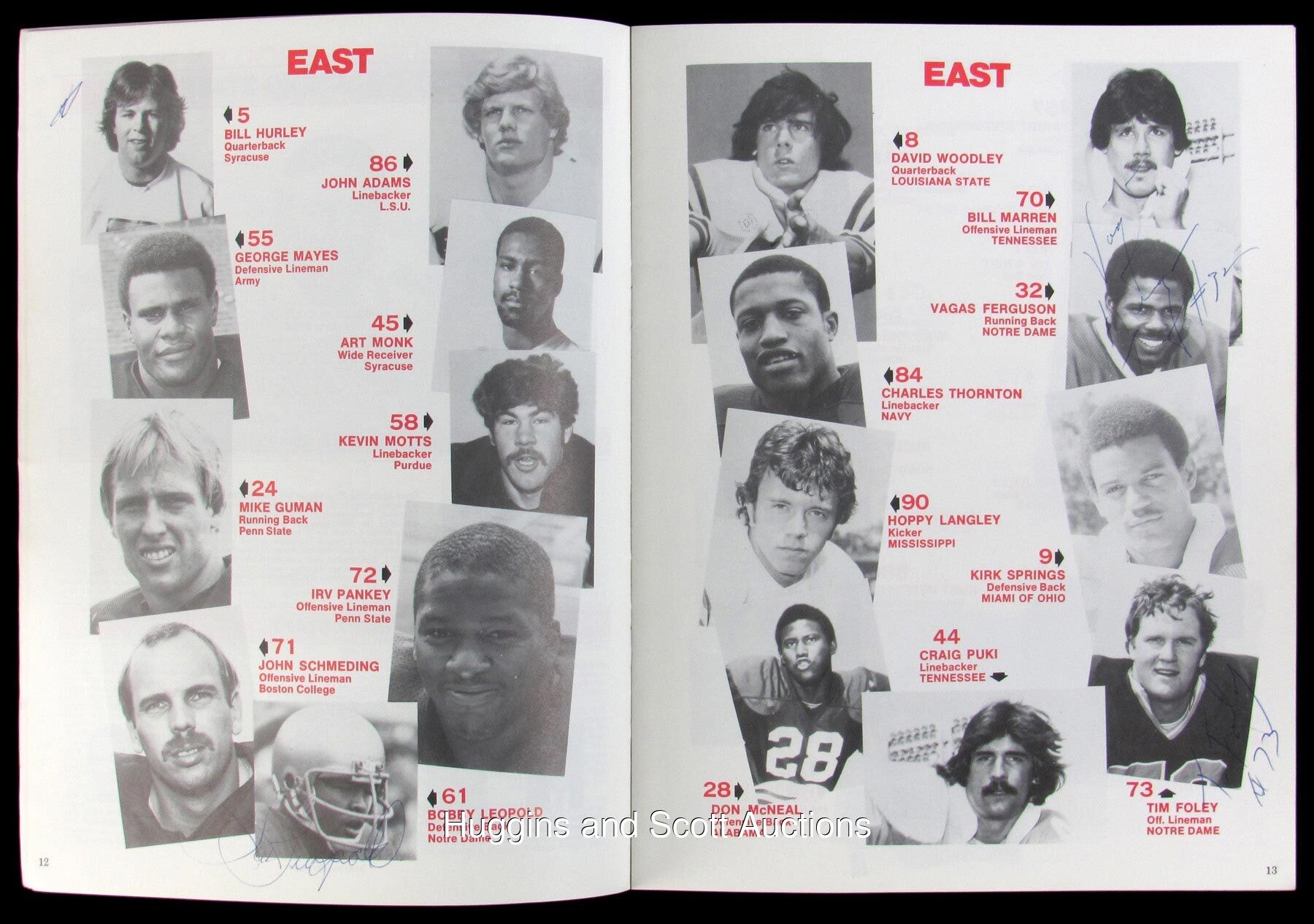 Huggins And Scott Auction Archive