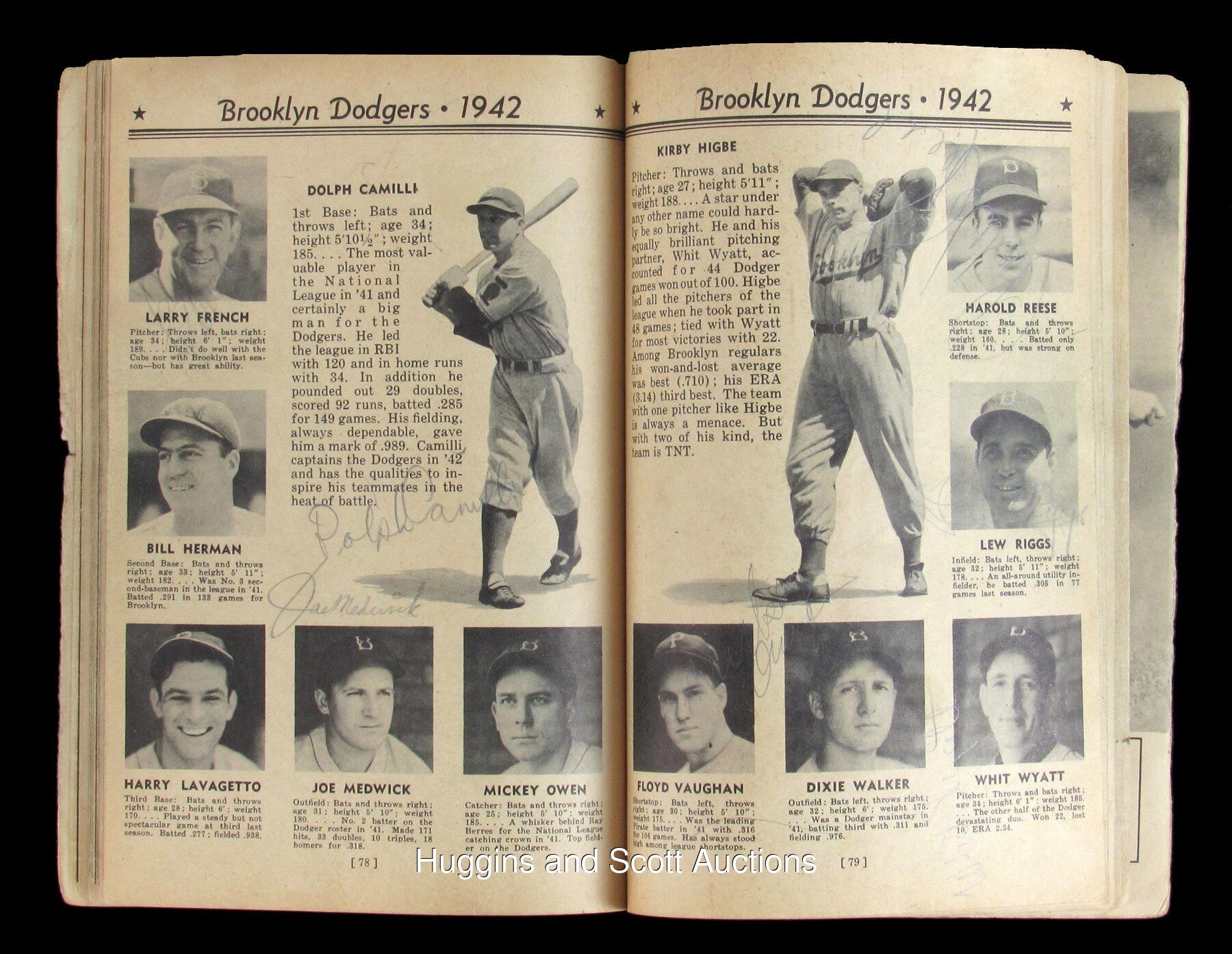 Huggins And Scott Auction Archive